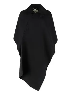 FENDI Fendi Wool Cape With Enveloping Volume And Frog Collar
