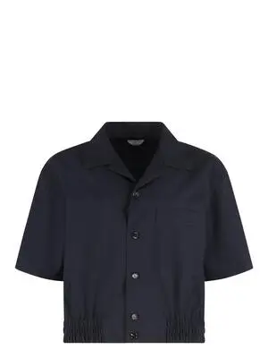 BOTTEGA VENETA BOTTEGA VENETA Elasticated Hem Wool Shirt