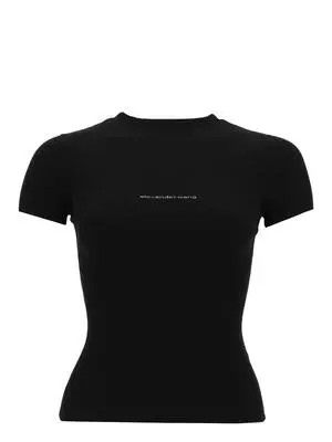 Alexander Wang Top Con Logo - Black