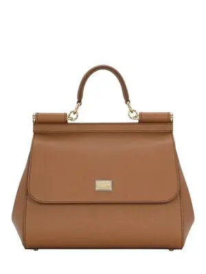 Dolce & Gabbana Borsa A Mano "sicily" Large - Brown