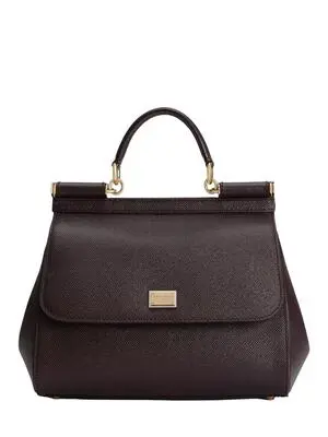 Dolce & Gabbana Borsa A Mano "sicily" Large - Brown