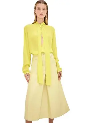 Alexis Eston Top Chartreuse