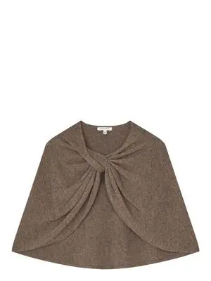 BY MALENE BIRGER Pinne Wool Cape - Fosil