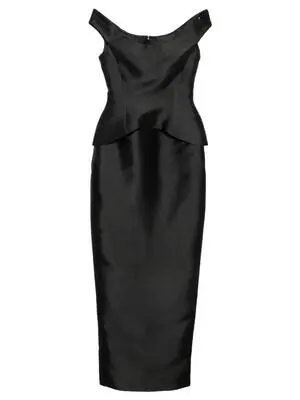 Solace London Pieta Maxi Dress - Black