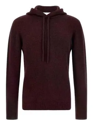 ROBERTO COLLINA Drawstring Hoodie - Red
