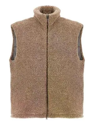 Herno Bouclé Gilet - Neutrals