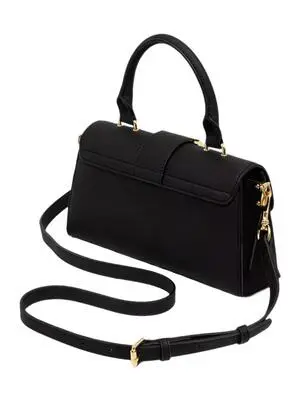Moschino Logo-plaque Tote Bag Black