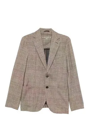 CIRCOLO 1901 Check-pattern Blazer - Brown