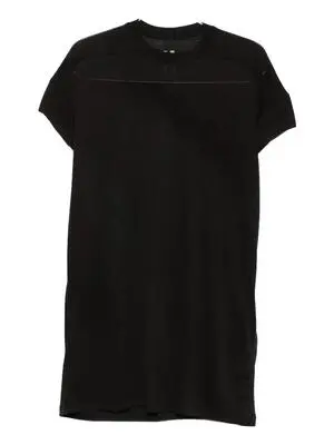 Rick Owens Seam-detail Cap-sleeve T-shirt - Black