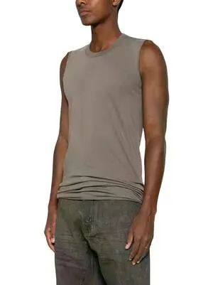 Rick Owens Basic Sl Exposed-seam Vest - Grey