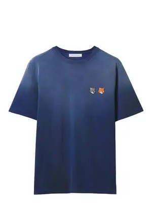 Maison Kitsuné Double Fox Head T-shirt - Blue