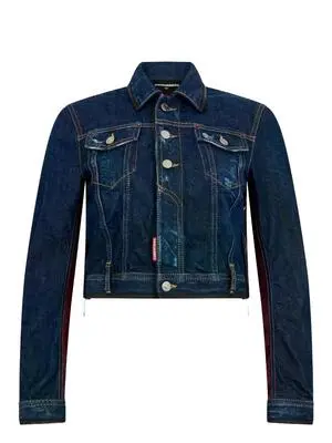 Dsquared2 Dark Bomber Jacket - Blue
