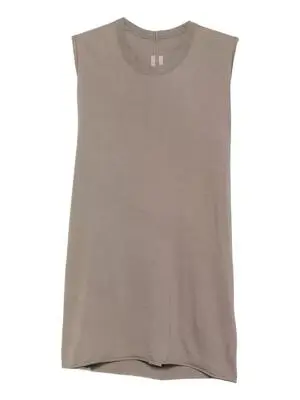 Rick Owens Raw-edge Seam-detail Vest - Grey