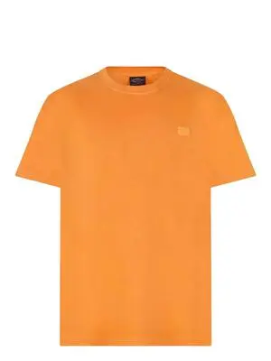 Paul & Shark Logo-patch Short-sleeve T-shirt Orange