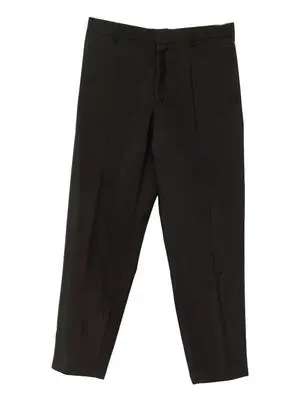JIL SANDER Pressed-crease Tailored Trousers - Black
