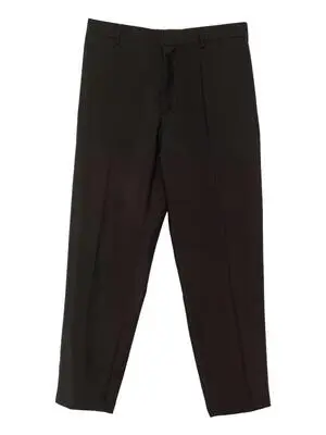 JIL SANDER Pressed Crease Tailored Trousers - Black