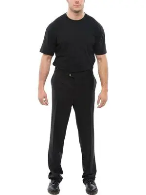 Corneliani Mantua Virgin Wool Trousers - Black