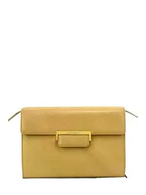Saint Laurent 20th Century Leather Crossbody Bag - Neutrals