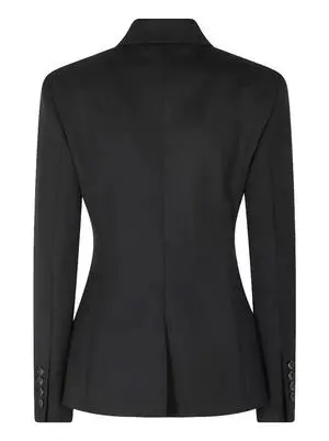 Andamane Bianca Single-breasted Blazer - Black