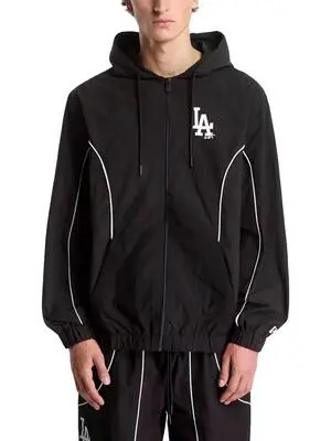 New Era La Dodgers Piping-detail Jacket - Black