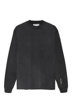 HOPEIUM Divorce Slogan-print Long-sleeve T-shirt - Black