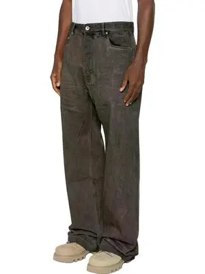 RICK OWENS Faded Whiskered Jeans