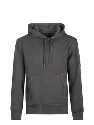 MOOSE KNUCKLES Logo-patch Drawstring Hoodie