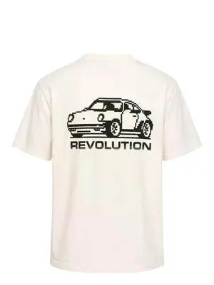 REVOLUTION Graphic-print T-shirt - White