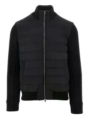 Herno Padded Panelled Jacket - Black