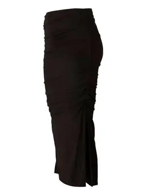 Cult Gaia Dany Knit Midi Skirt - Black