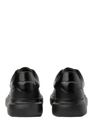 Karl Lagerfeld Kore Leather Sneakers - Black