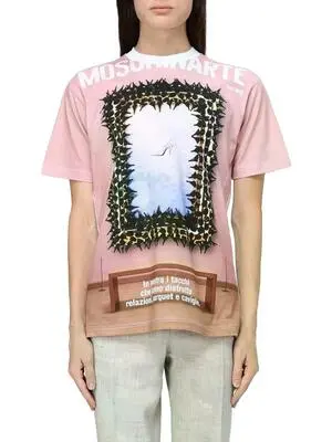 Moschino Graphic-print T-shirt - Pink