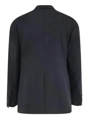Tagliatore Double-breasted Peak-lapel Suit Jacket - Black