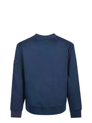 Moose Knuckles Logo-patch Sweatshirt - Blue