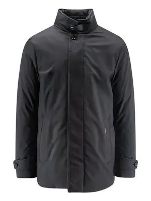 MOORER Reis Button-cuff Jacket - Black