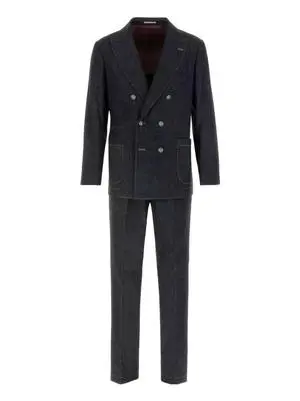 Brunello Cucinelli Double-breasted Suit - Grey