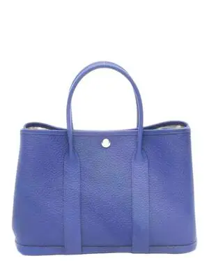 Hermès 2019 Tpm Garden Party Tote Bag Blue
