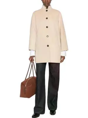 ROSSO 35 Rosso 35 High-Neck Button-Up Coat