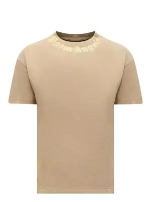 Palm Angels Logo-print T-shirt - Neutrals