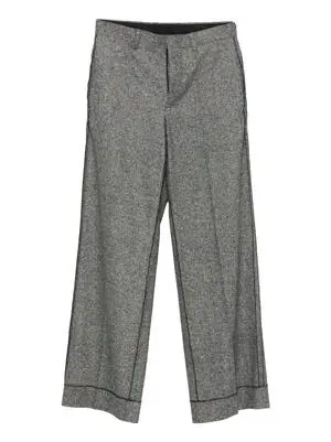 MAISON MARGIELA MM6 Maison Margiela Belt-Loop Wide-Leg Trousers Grey