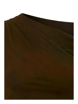 KAOS One-shoulder Ring-detail Top - Brown