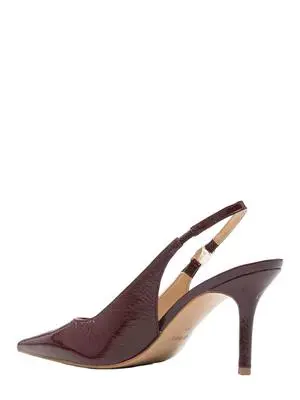 Guess Pointed-toe Slingback Pumps - Red