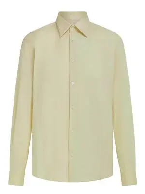 FERRAGAMO Shirt With Micro Print - Neutrals