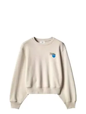Maison Kitsuné Fortune Fox Cotton Sweatshirt - Neutrals