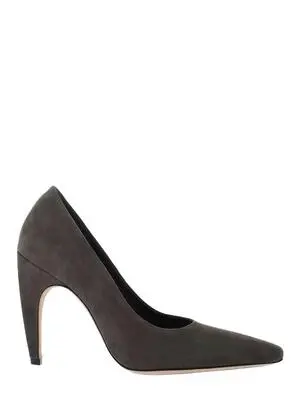 JUDE Fame Square-toe Pumps - Grey