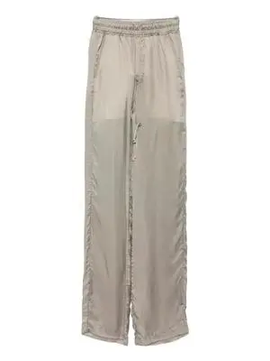 Rick Owens Rick Owens Drawstring Wide-Leg Trousers Grey