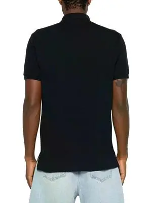 Moschino Logo-patch Polo Shirt - Blue