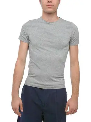Corneliani Slim-fit Short-sleeve T-shirt - Grey