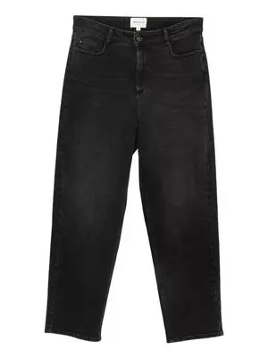 MAISON123 Rio Faded Effect Jeans - Black