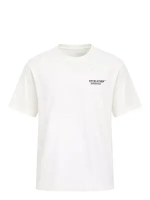 REVOLUTION NOW Graphic-print Crew-neck T-shirt - White